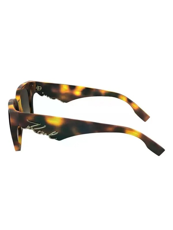 Karl Lagerfeld Signature Sunglasses - Brown