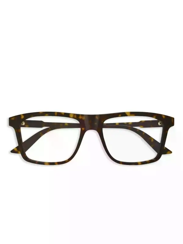 Gucci Square-frame Glasses - Brown