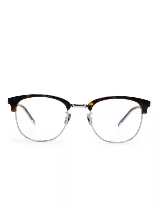 Saint Laurent Square-frame Glasses - Brown