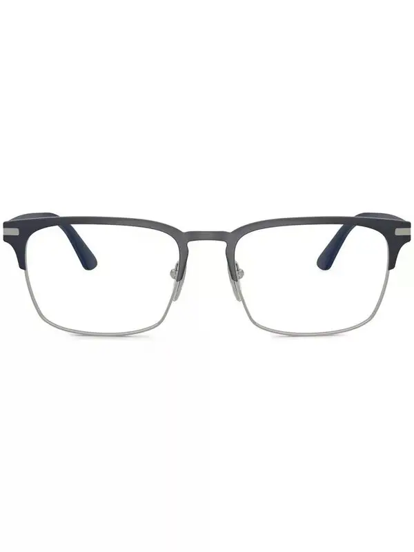 Prada Rectangle Frame Glasses - Blue