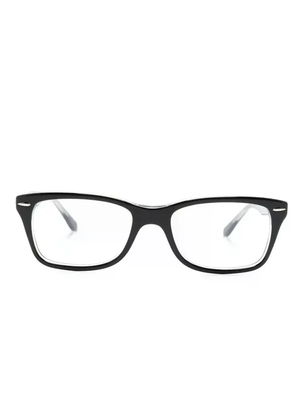 Ray-ban Rectangle-frame Glasses - Black