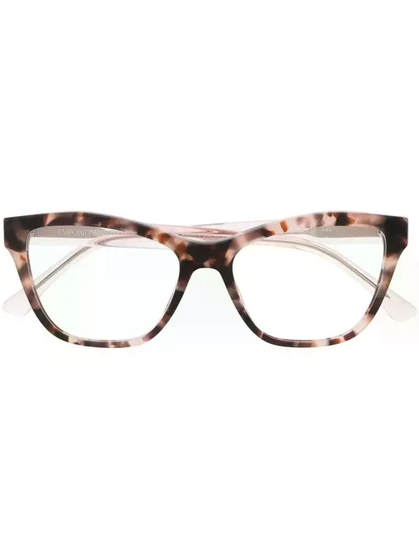 Emporio Armani Cat-eye Frame Glasses - Pink