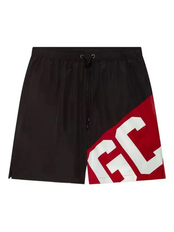 Gcds Essentials Band-logo Swim Shorts