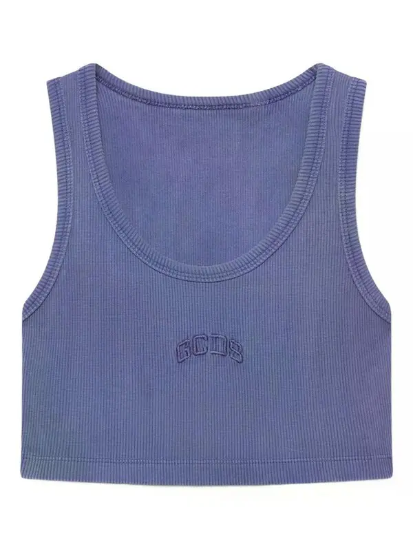 Gcds Logo-embroidered Tank Top