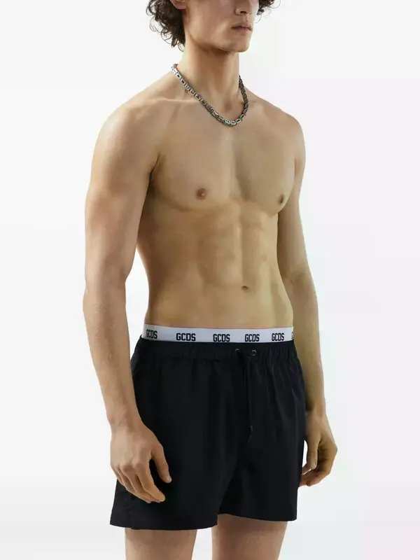 Gcds Essentials Swim Shorts - Black