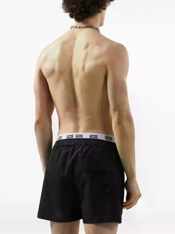 Gcds Essentials Swim Shorts - Black