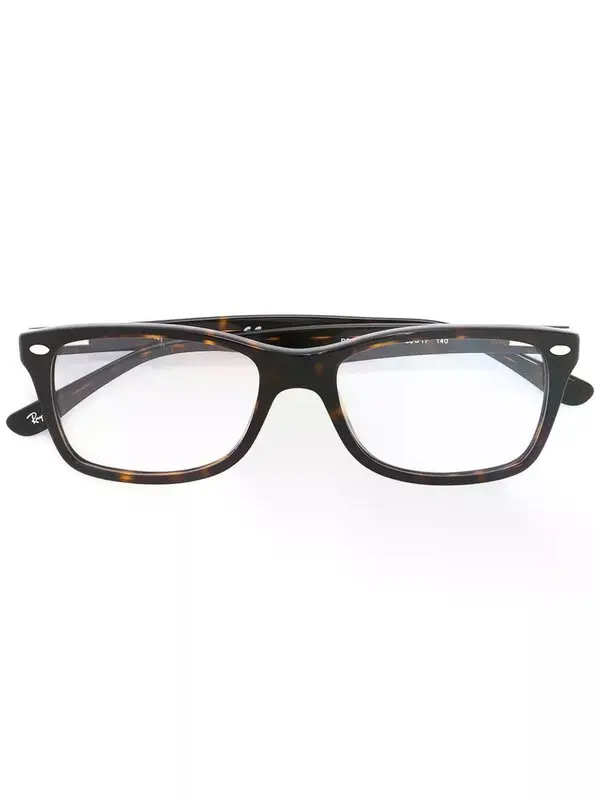 Ray-ban Square Frame Glasses - Brown