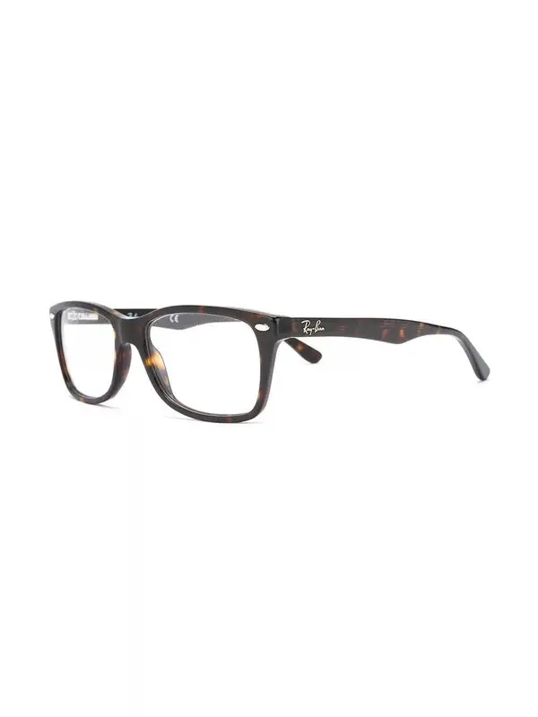 Ray-ban Square Frame Glasses - Brown
