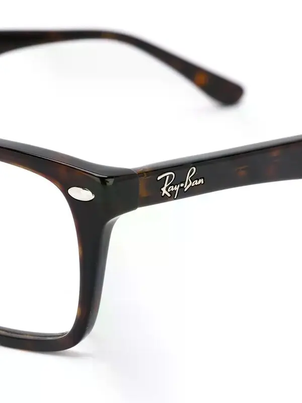 Ray-ban Square Frame Glasses - Brown