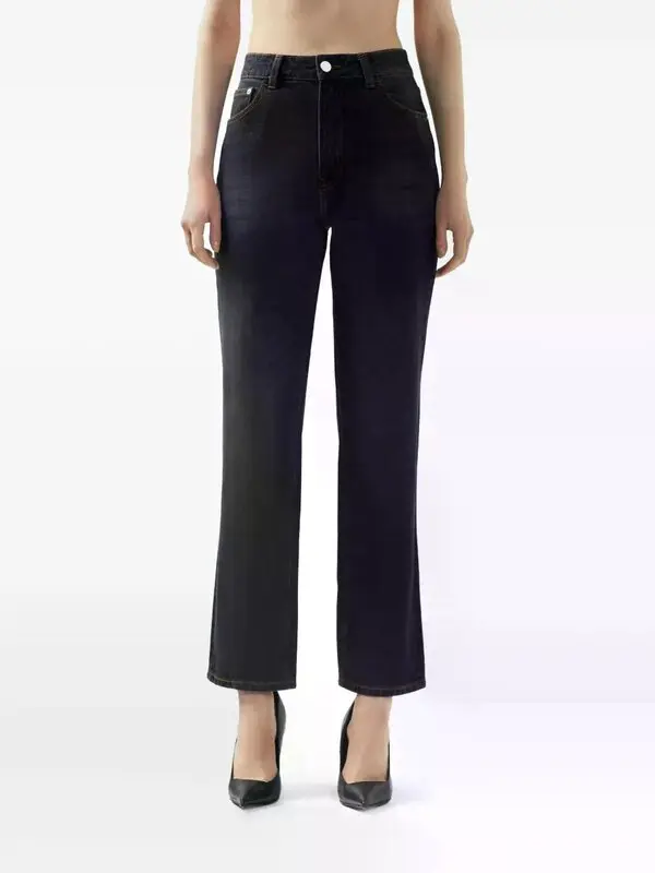 Gcds Cotton Jeans - Black