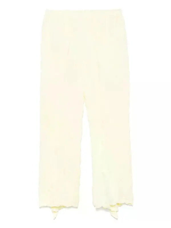 Issey Miyake Wrinkled Twisted Trousers