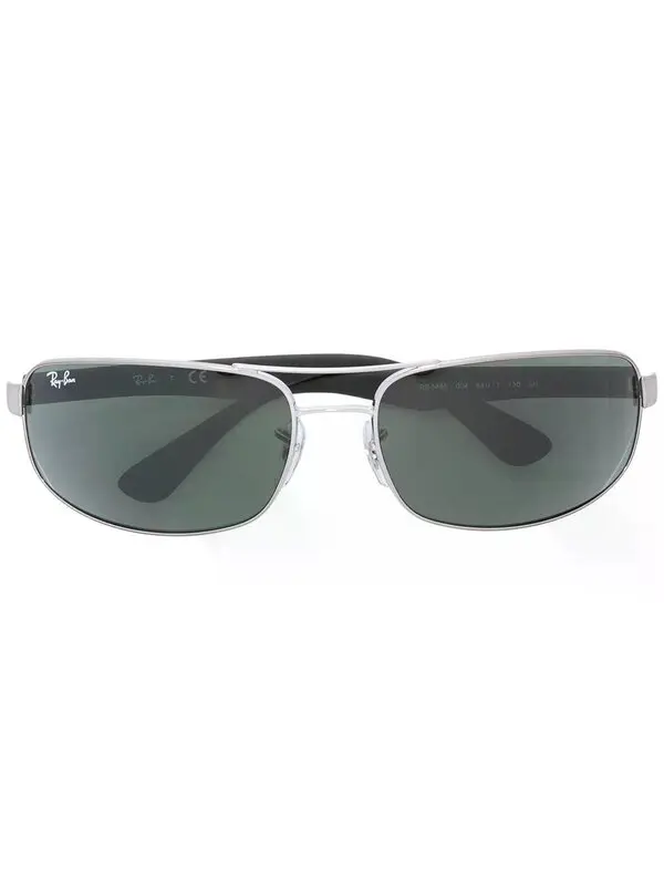 Ray-ban Rectangular Full Rim Sunglasses - Black