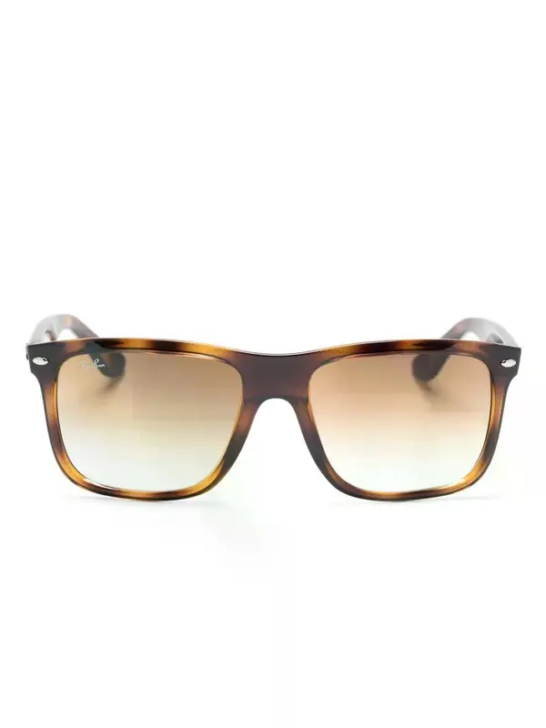 Ray-ban Tortoiseshell Rectangle Sunglasses - Brown