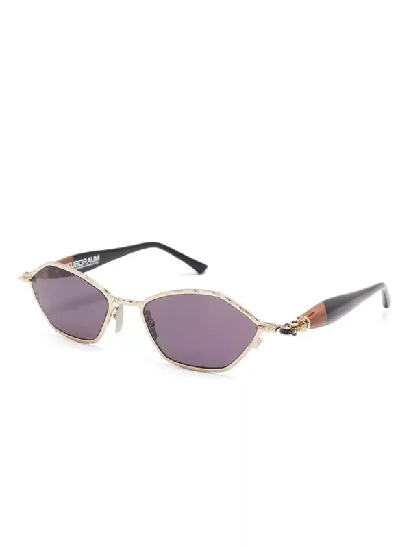 KUBORAUM Geometric-frame Sunglasses
