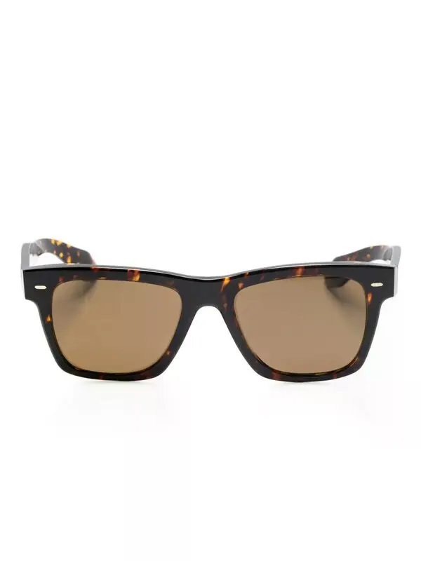 Oliver Spencer N.04 Sunglasses - Brown