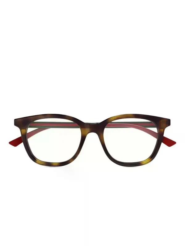 Gucci Square-frame Glasses - Green