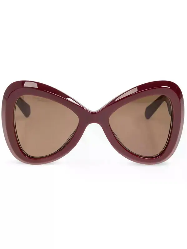 Valentino Garavani Oversize-frame Sunglasses - Red