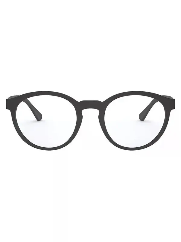 Emporio Armani Round-frame Glasses - Black
