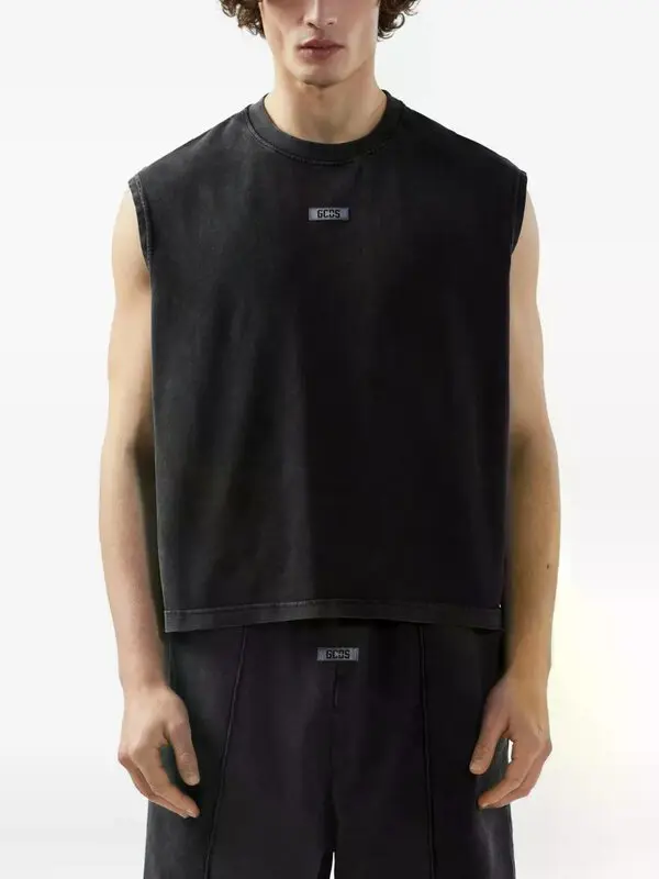Gcds Stone-washed Tank Top