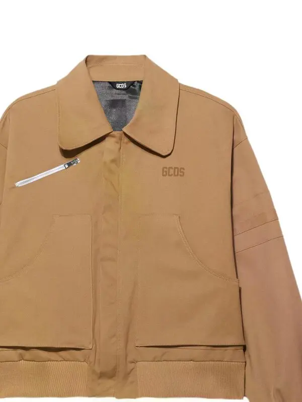 Gcds Canvas Shirt Jacket