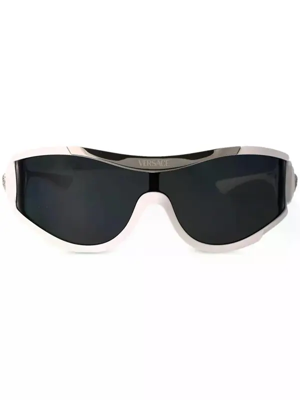 Versace Shield-frame Sunglasses - White