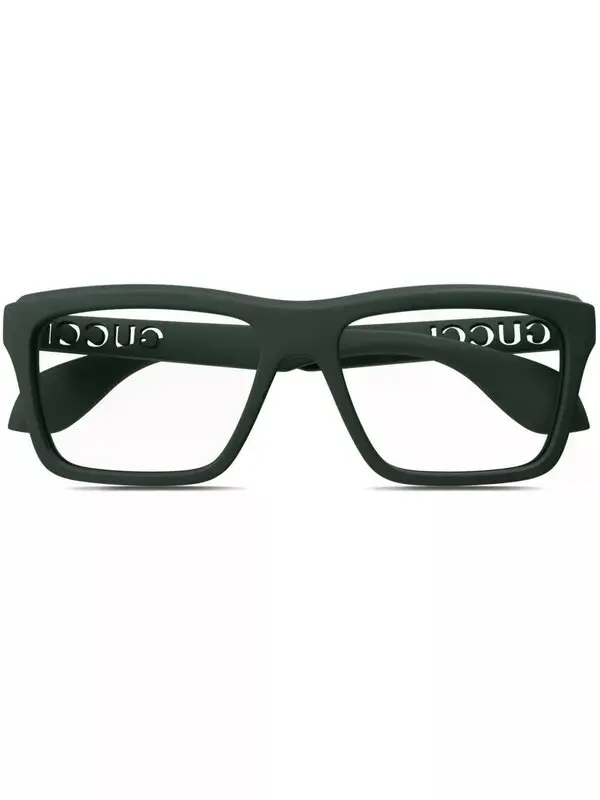 Gucci Square-frame Glasses - Green