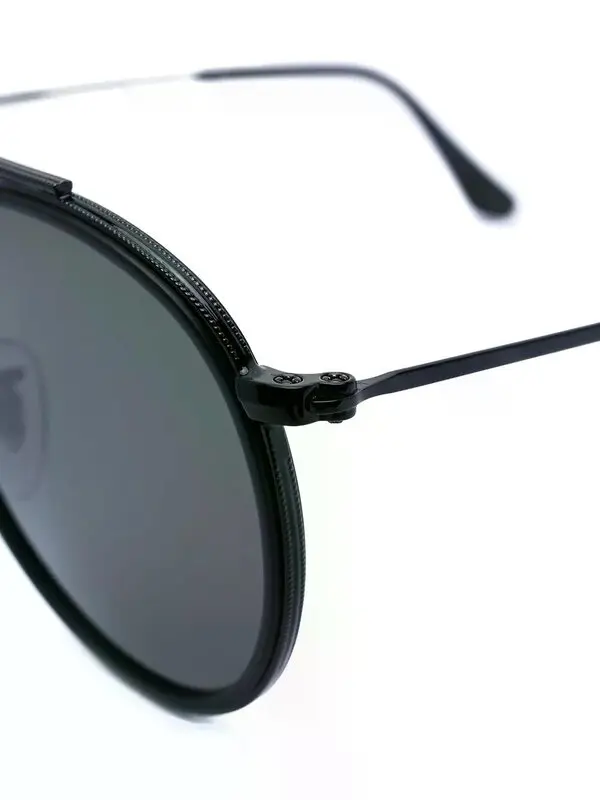 Ray-ban Round Frame Sunglasses - Black