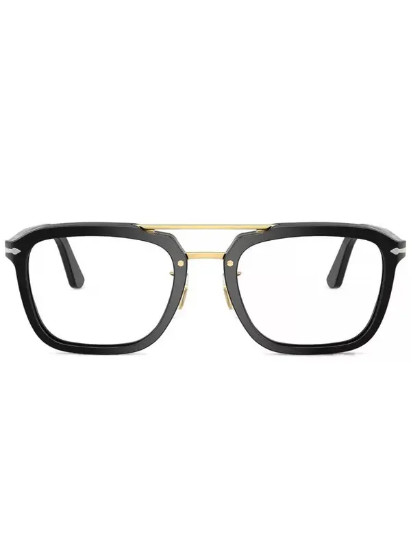 Persol Senna Square Frame Glasses - Black