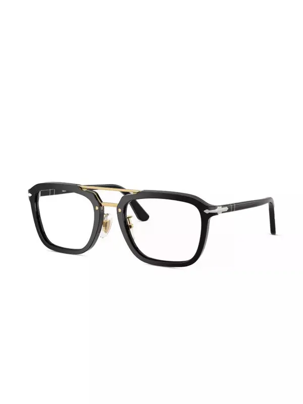 Persol Senna Square Frame Glasses - Black