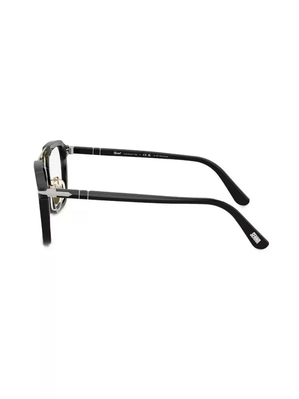 Persol Senna Square Frame Glasses - Black