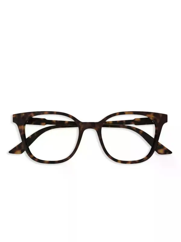 Gucci Logo-print Glasses - Brown
