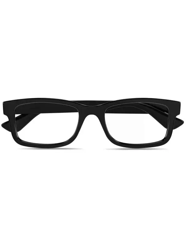 Gucci Rectangle Frame Eyeglasses - Black