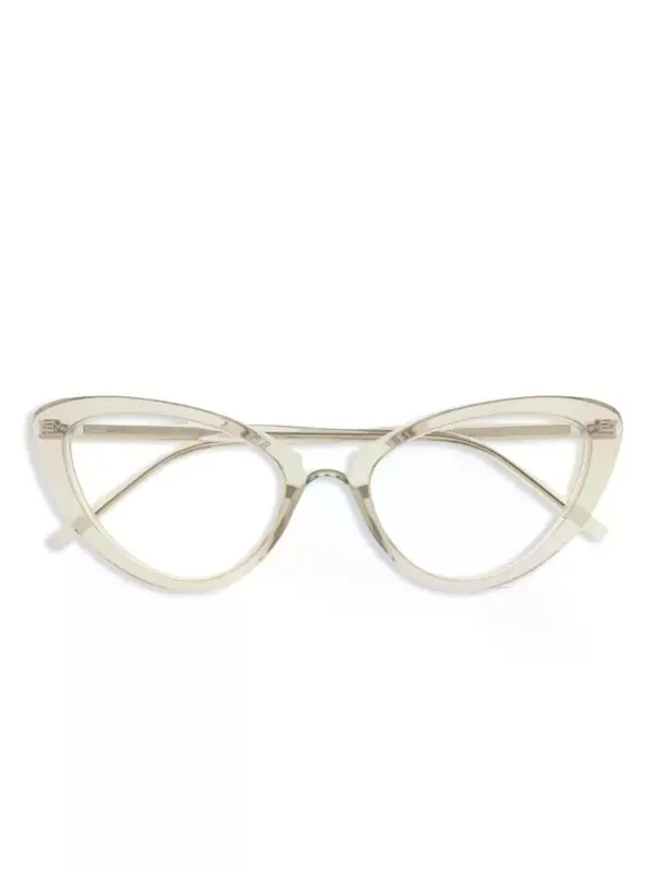 Saint Laurent Cat-eye Frame Glasses - Neutrals