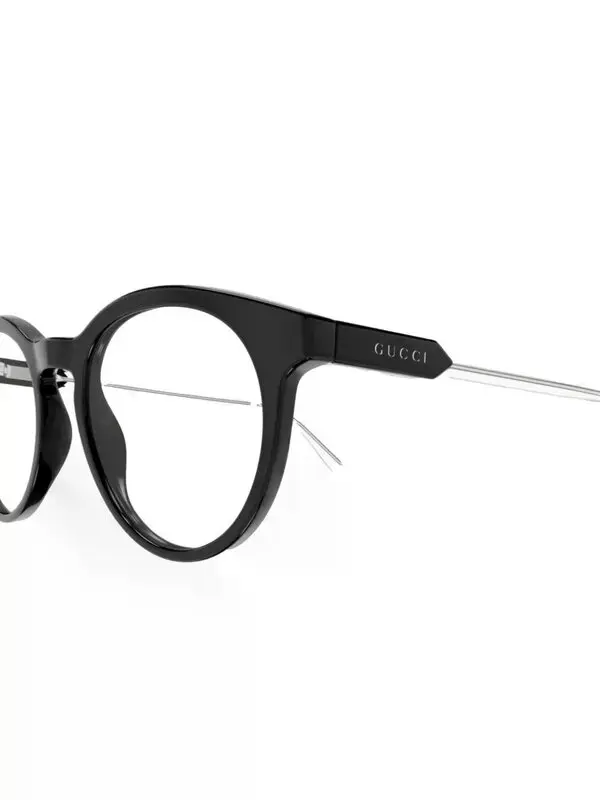 Gucci Round-frame Glasses - Black
