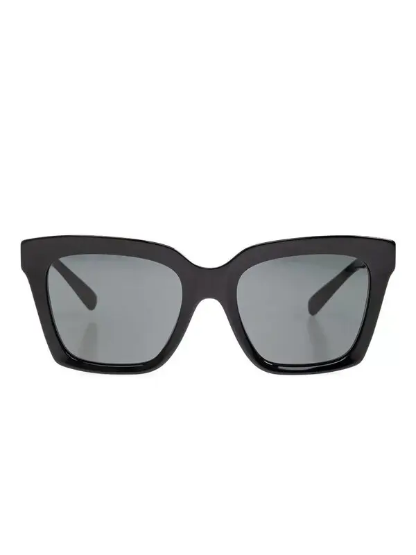 Dolce & Gabbana Dg-plaque Sunglasses - Black