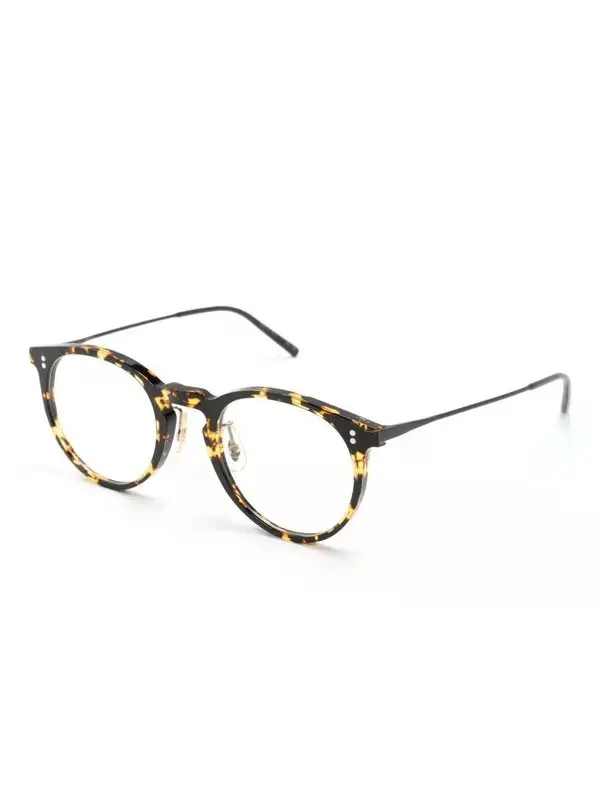 Oliver Spencer Tortoiseshell Round-frame Glasses