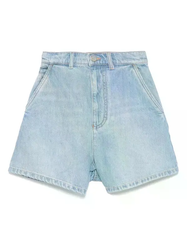 Emporio Armani J77 Denim Shorts - Blue