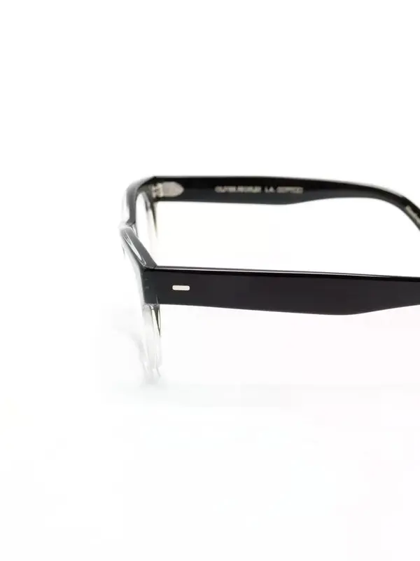 Oliver Spencer Rosson Square Frame Glasses - Black
