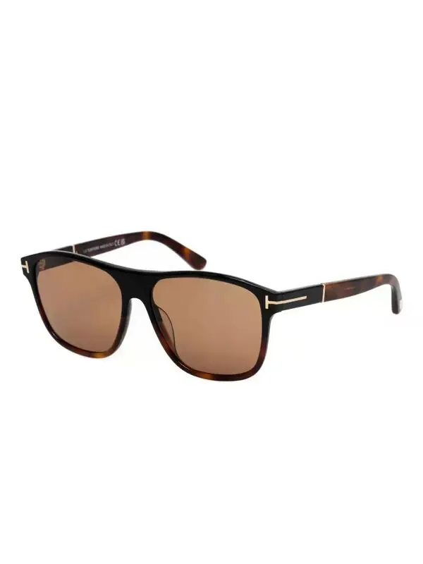 TOM FORD Fletcher Square-frame Sunglasses - Brown