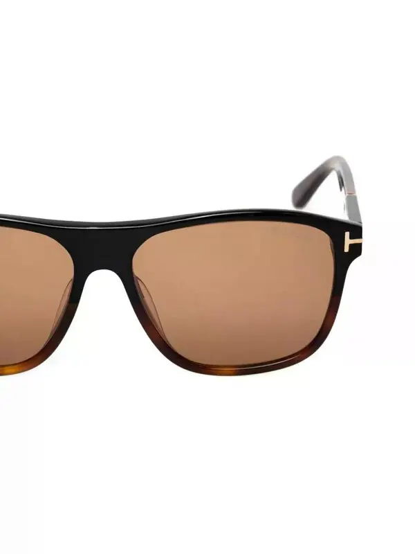 TOM FORD Fletcher Square-frame Sunglasses - Brown