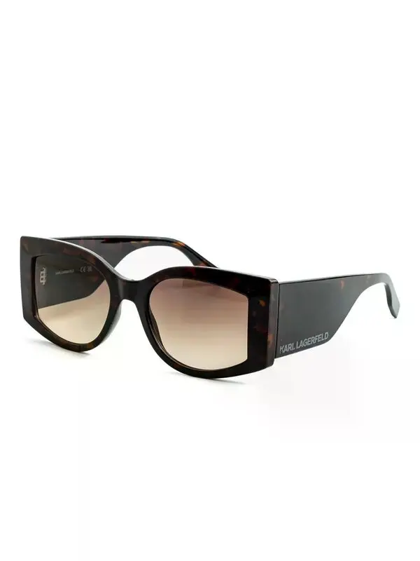 Karl Lagerfeld Logo-print Rectangle Sunglasses