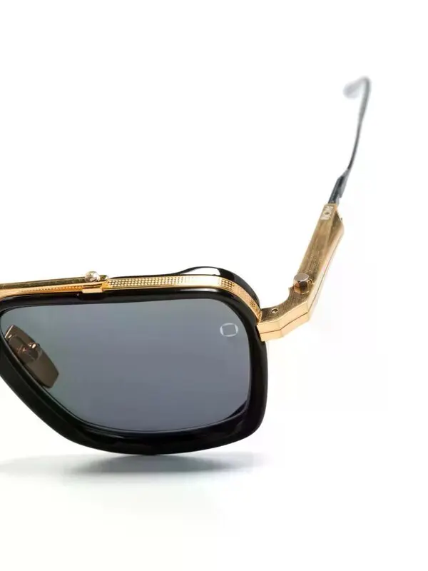 AKONI Rectangle-frame Tinted Sunglasses