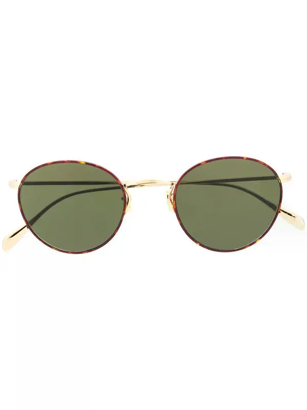Oliver Spencer Coleridge Round Sunglasses - Brown