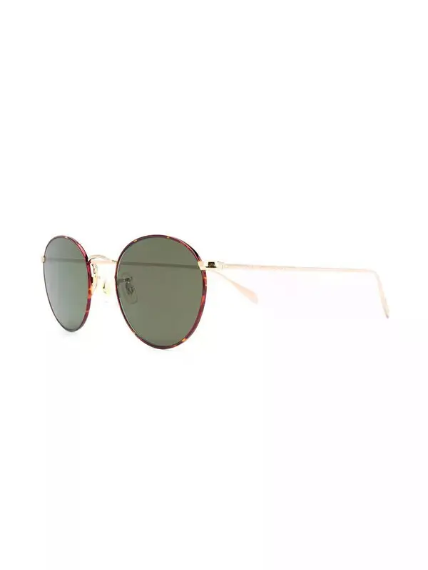 Oliver Spencer Coleridge Round Sunglasses - Brown