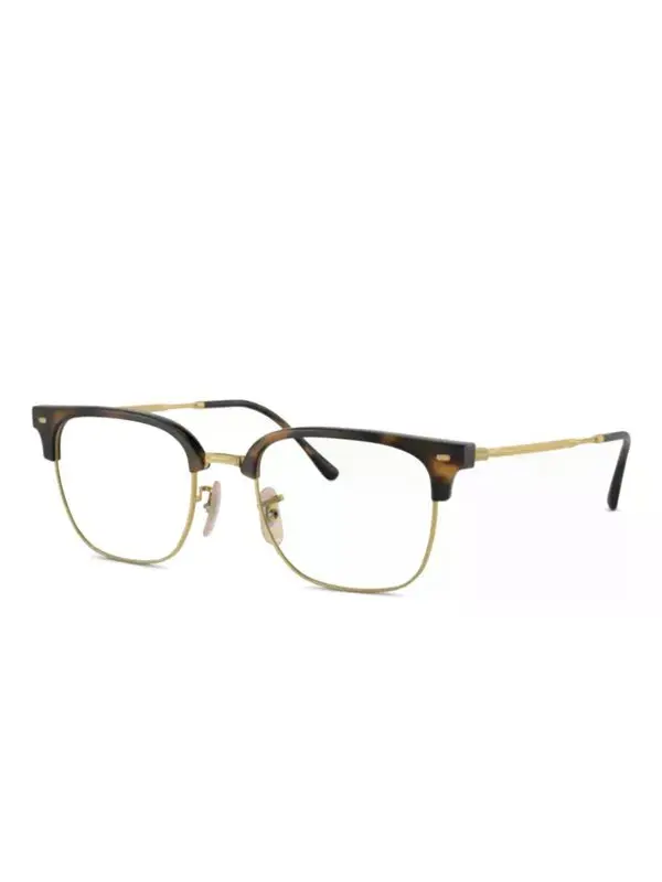 Ray-ban Full Rim Square Frame Glasses - Brown