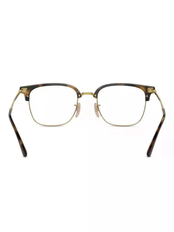 Ray-ban Full Rim Square Frame Glasses - Brown