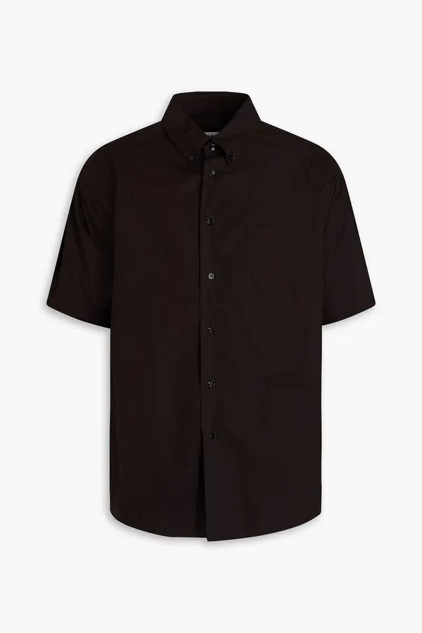 MAISON MARGIELA Cottonpoplin Shirt - Dark Brown