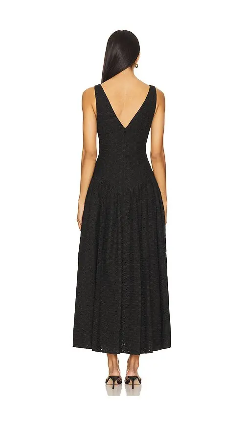 Tularosa Midi Dress With Button Detail
