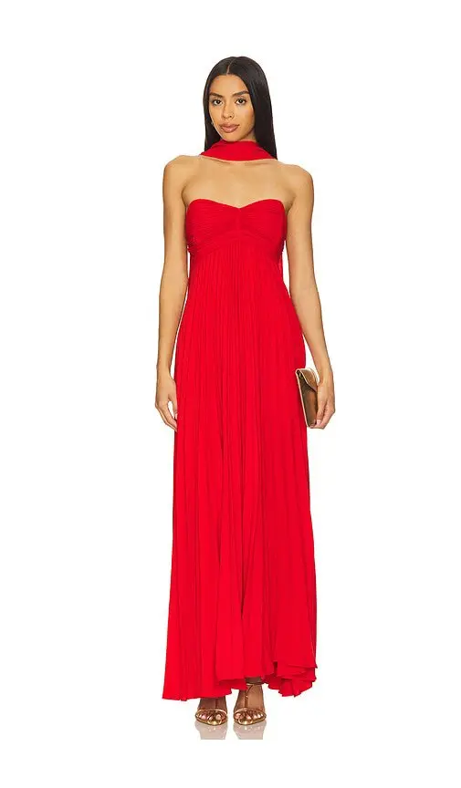 Delfi Daphine Gown - Red