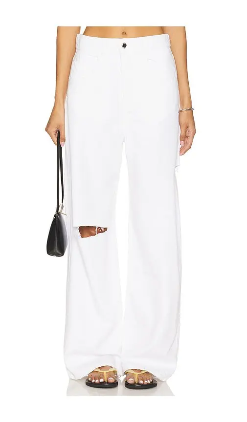 ICON DENIM LA Poppy Wide-leg Jeans - White